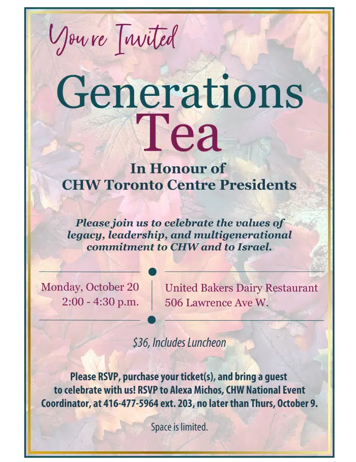 Generations Tea - CHW